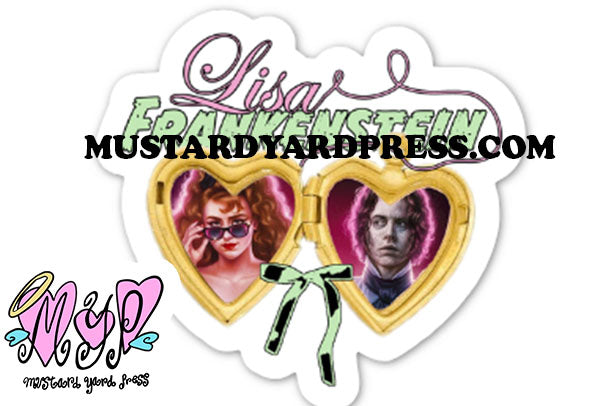 lisa locket mini sticker – mustardyardpress