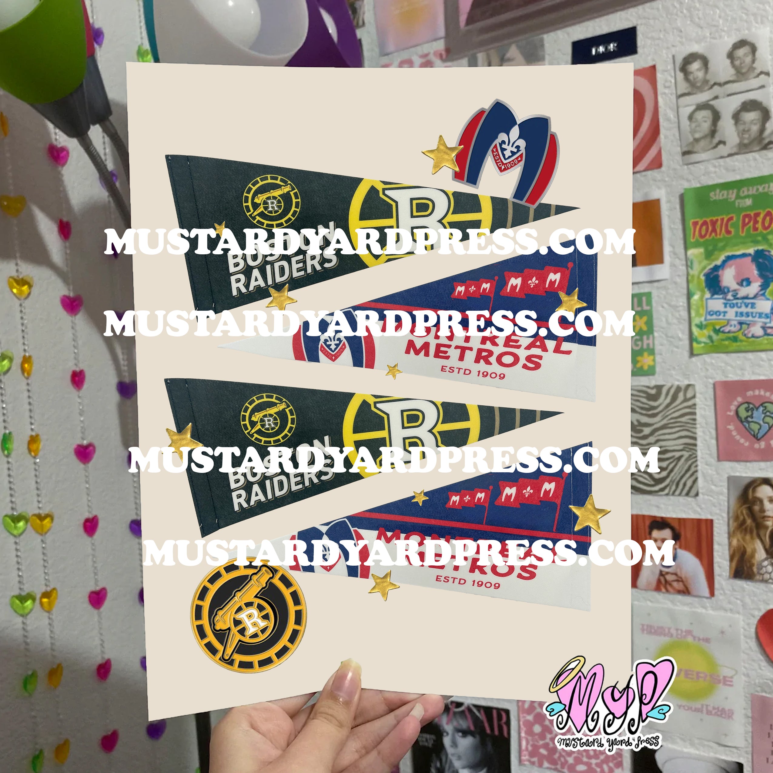 heated banners poster – mustardyardpress