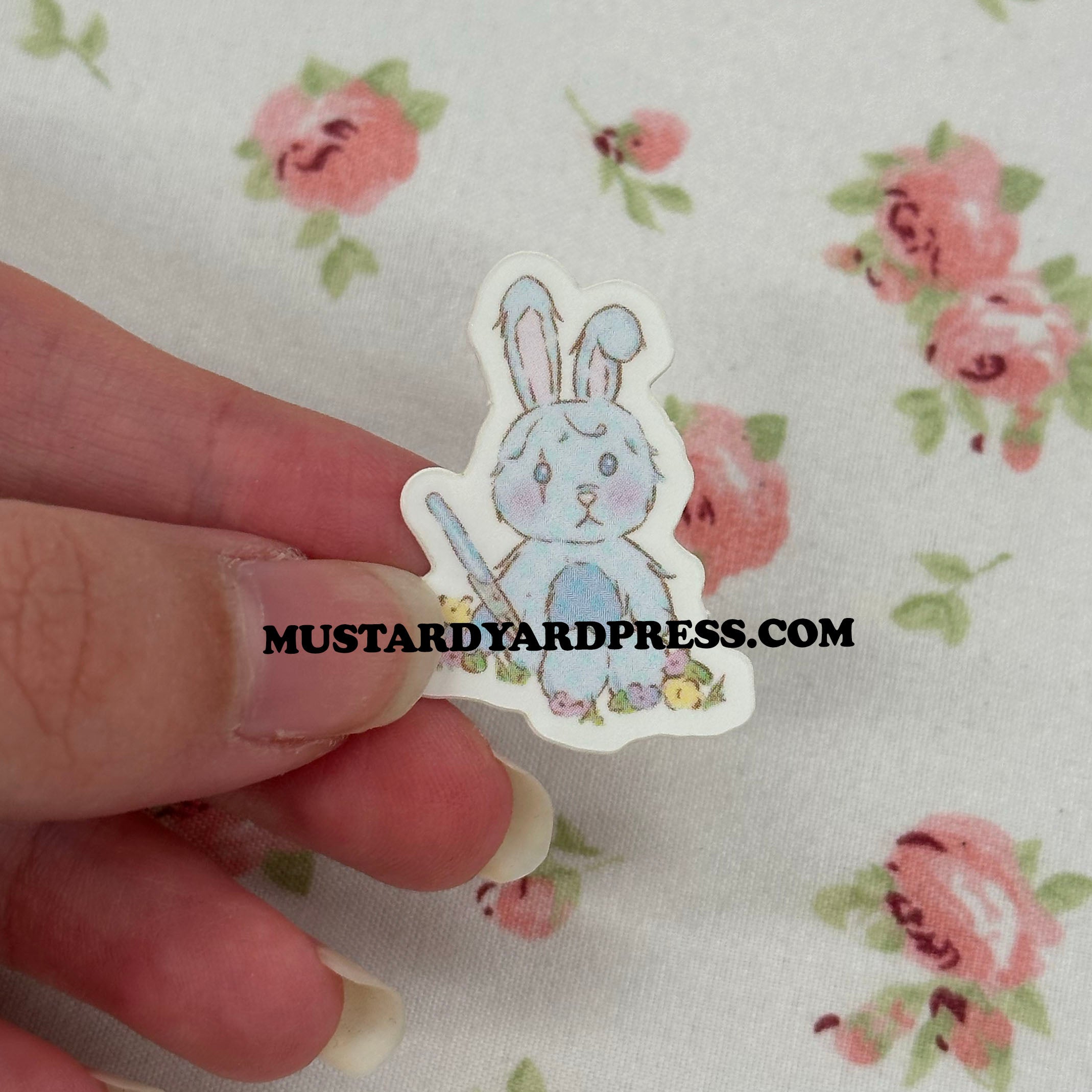 ani-bunny mini sticker – mustardyardpress