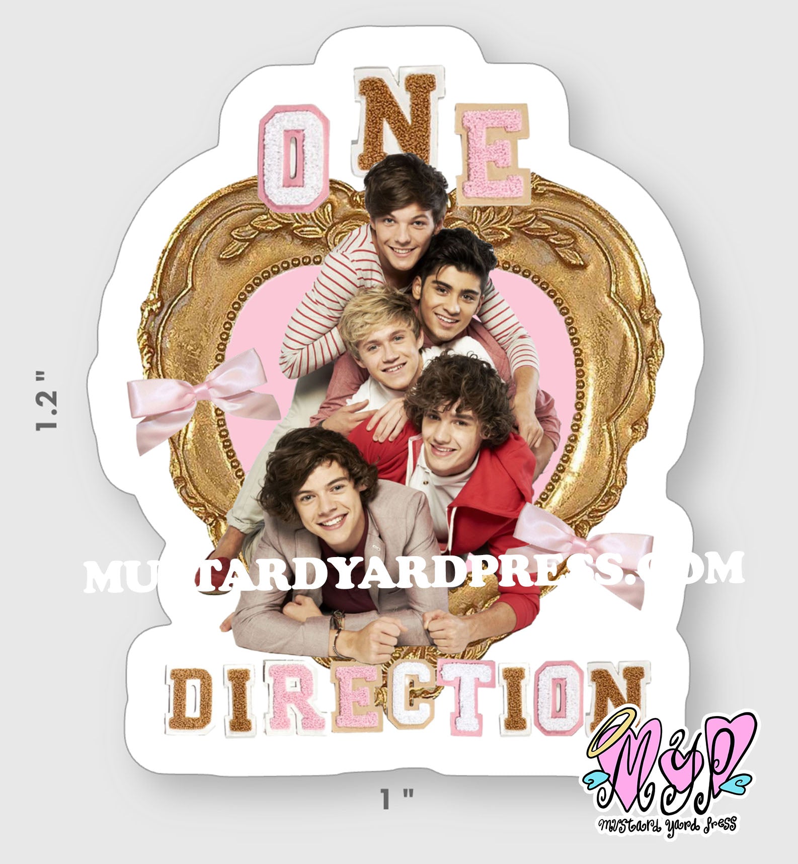 1d frame mini sticker – mustardyardpress
