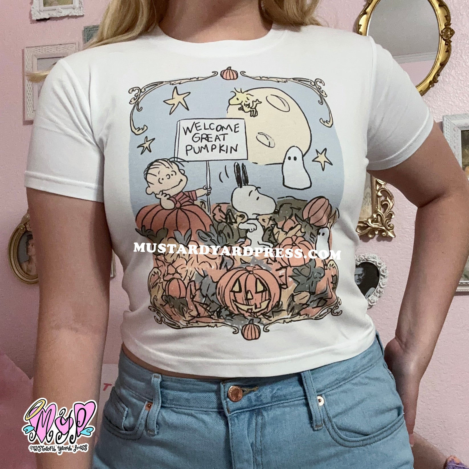 spooky dog baby tee – mustardyardpress
