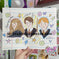 golden trio sketch poster – mustardyardpress